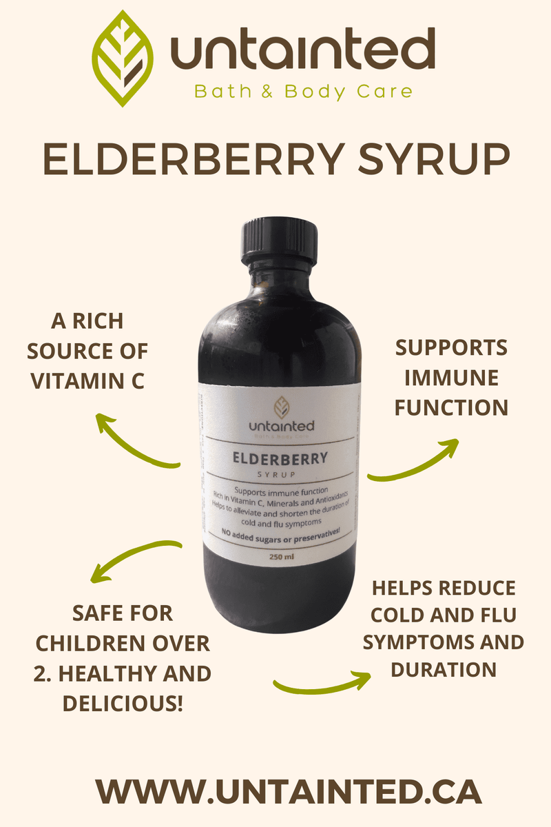 Elderberry Syrup – Untainted Bath & Body Care